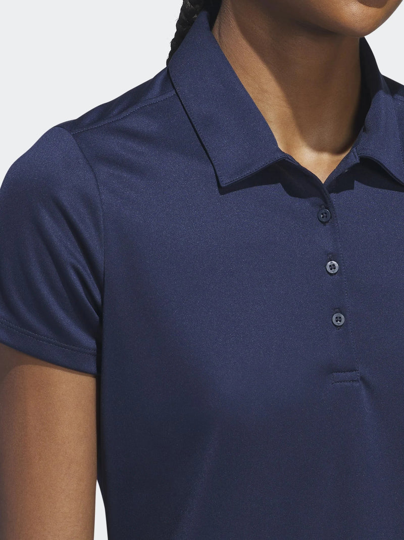 Adidas polo femme performance solid navy | Achat, prix et avis – GolfCenter.fr