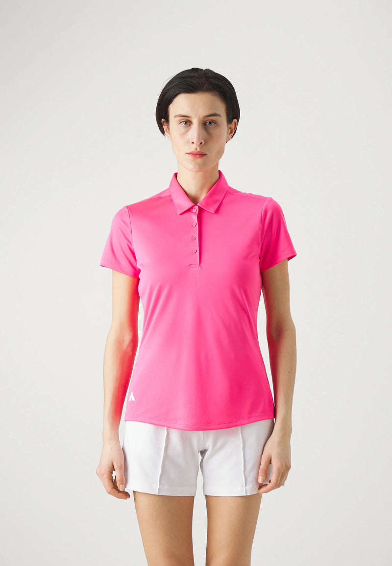 Adidas polo femme performance solid pink | Achat, prix et avis – GolfCenter.fr