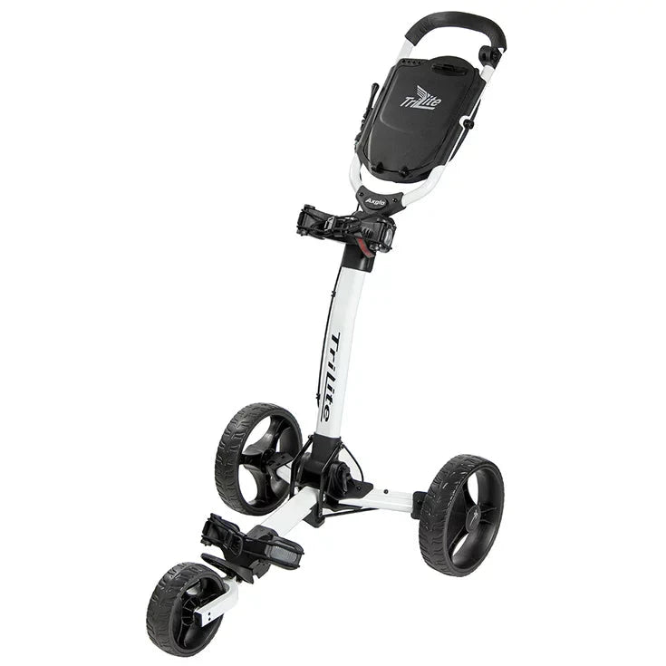 Chariot de golf manuel 3 roues Axglo Tri Lite Blanc / Noir