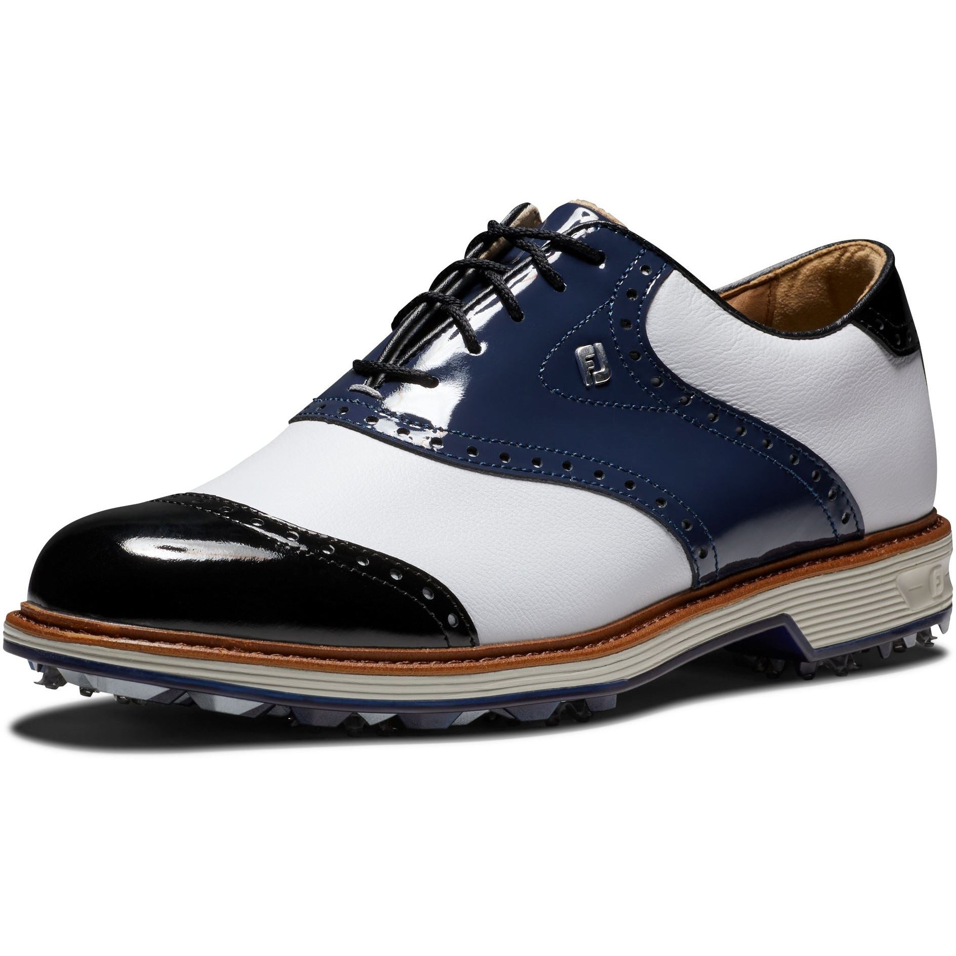 Footjoy chaussure première Series Wilcox Blanche Bleu Noir